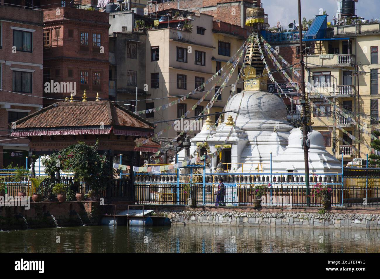 Nepal, Patan, Pim Bahal Pokhari, Western Ashoka Stupa Stock Photo - Alamy
