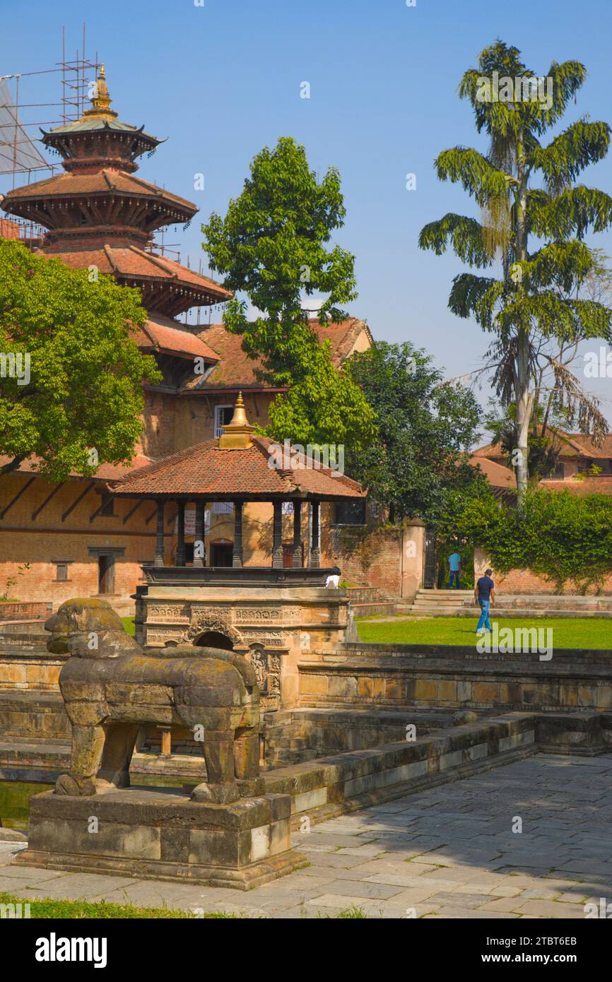 Nepal, Patan, Royal Palace, Bhandarkhal Garden Stock Photo - Alamy