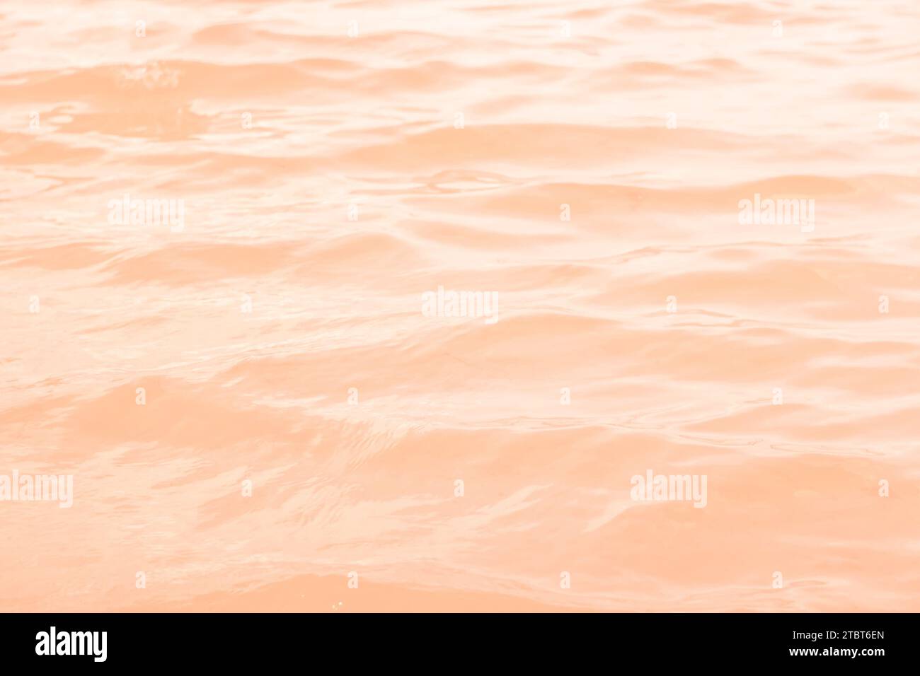 Color of the year 2024. Peach fuzz. Wave water background design. An ...