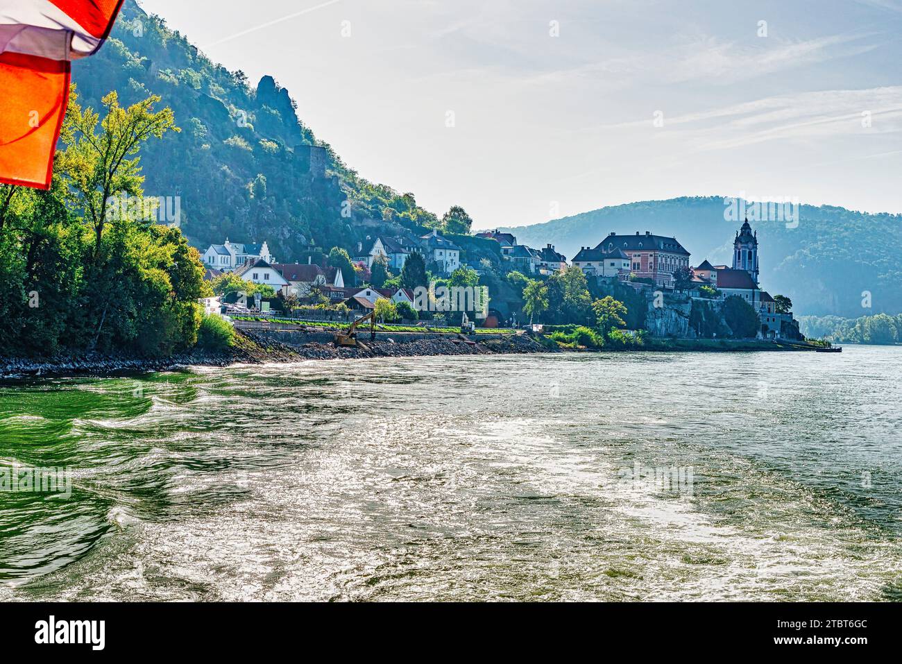Austria, Lower Austria, Wachau, Dürnstein Castle, Dürnstein Abbey Stock ...