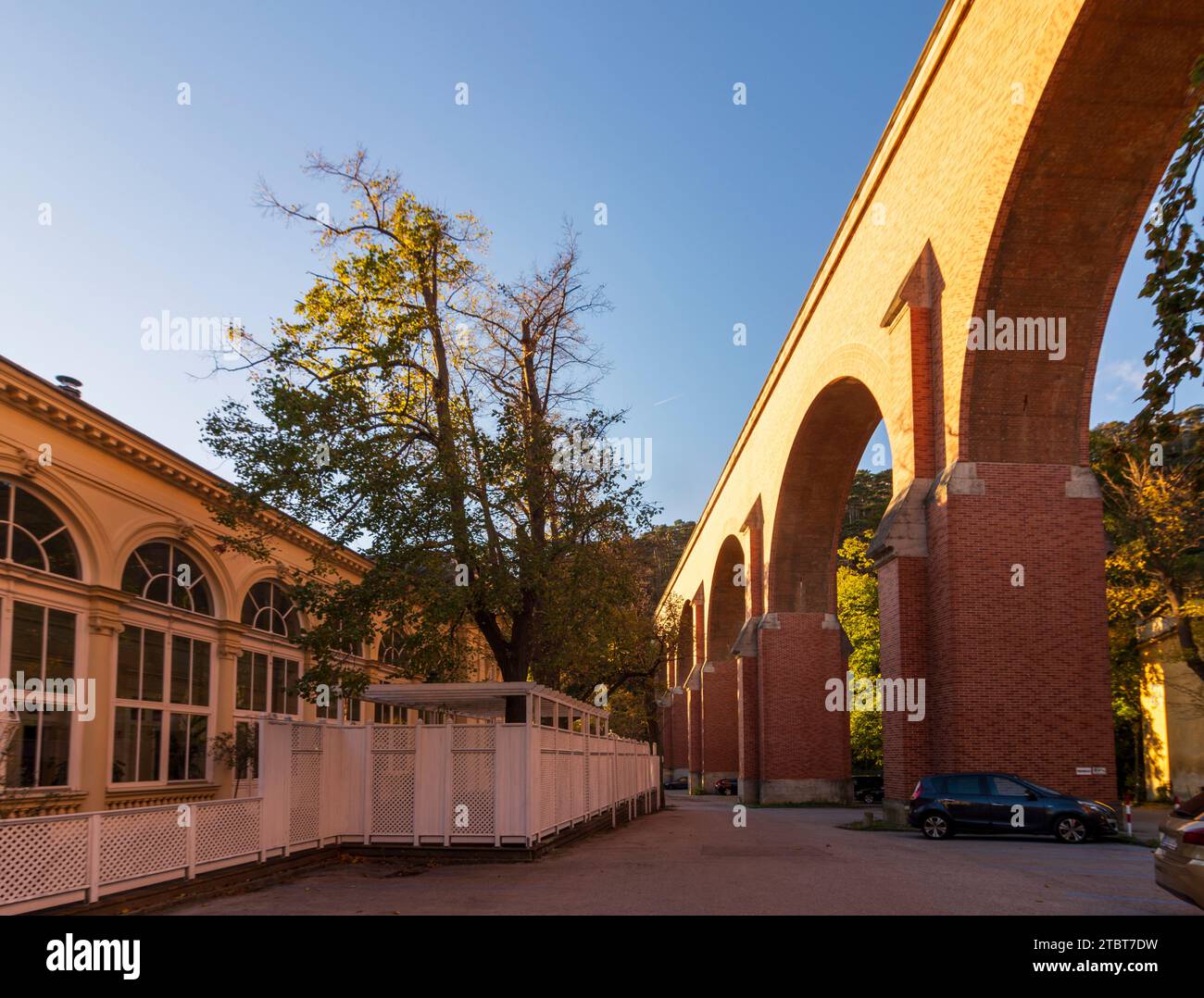 Aqueduct of wiener hochquellenwasserleitung vienna high spring water ...