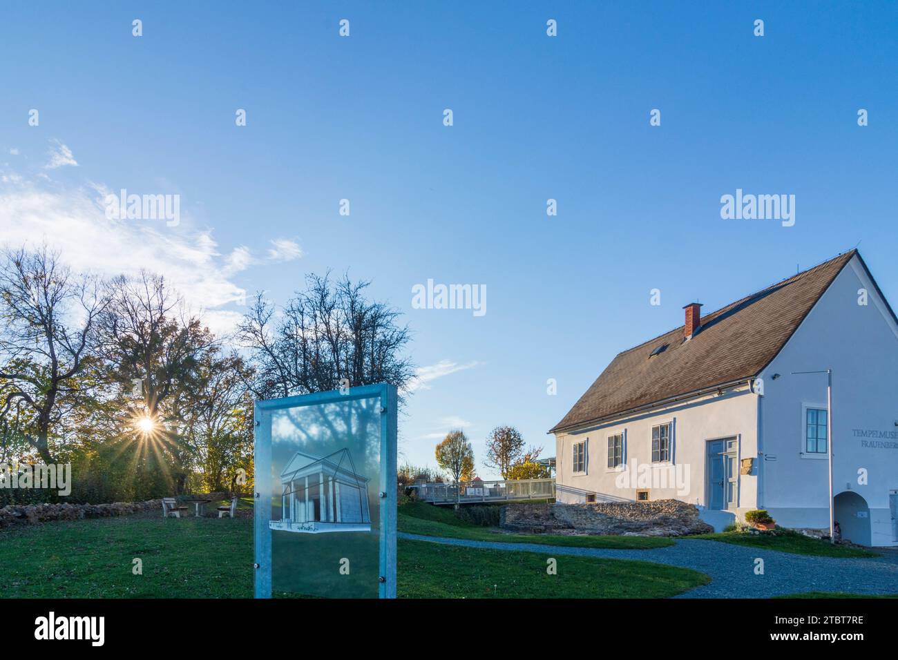 Leibnitz, museum and remains of a Celtic-Roman temple of Isis Noreia in ...