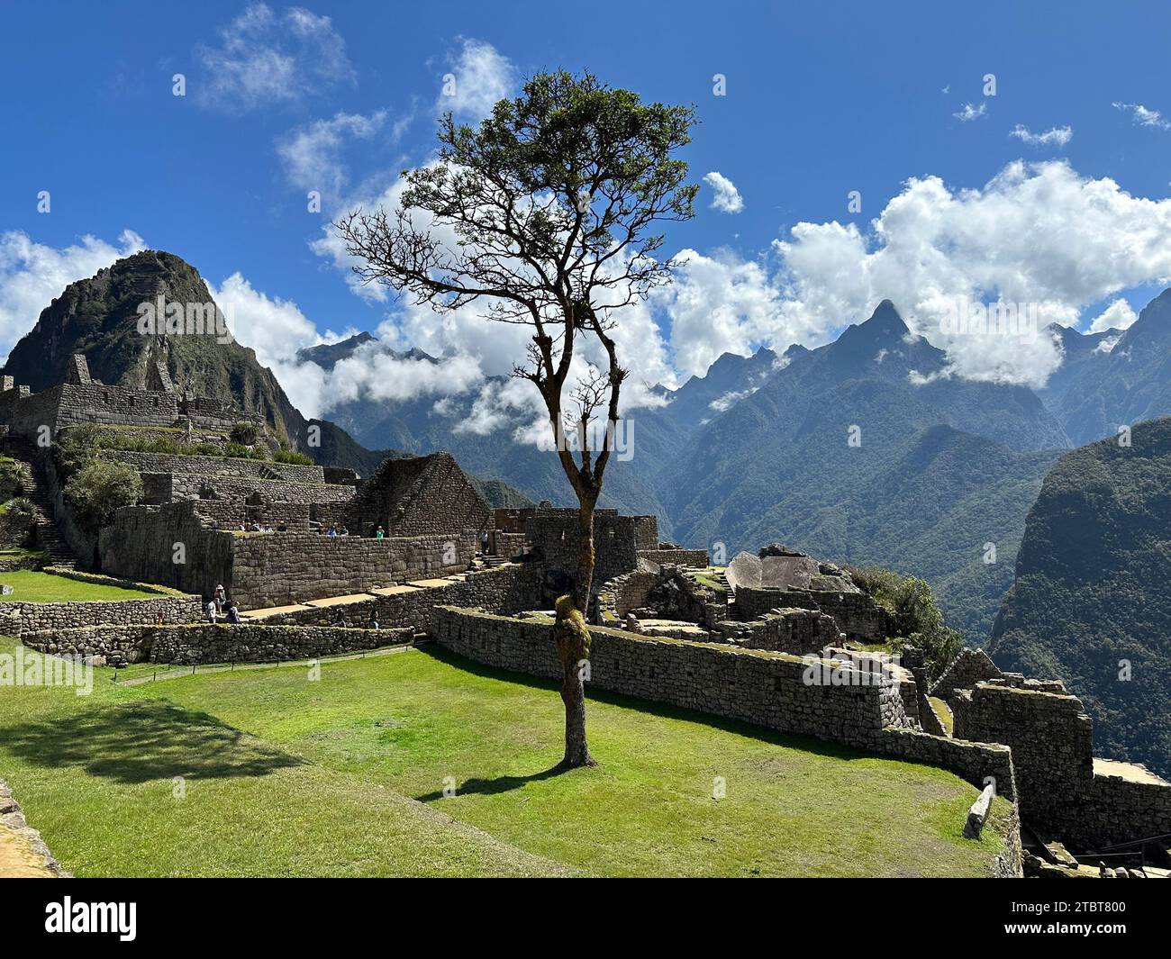 Macchu Picchu, Peru. An ancient civilization in the green mountains of ...