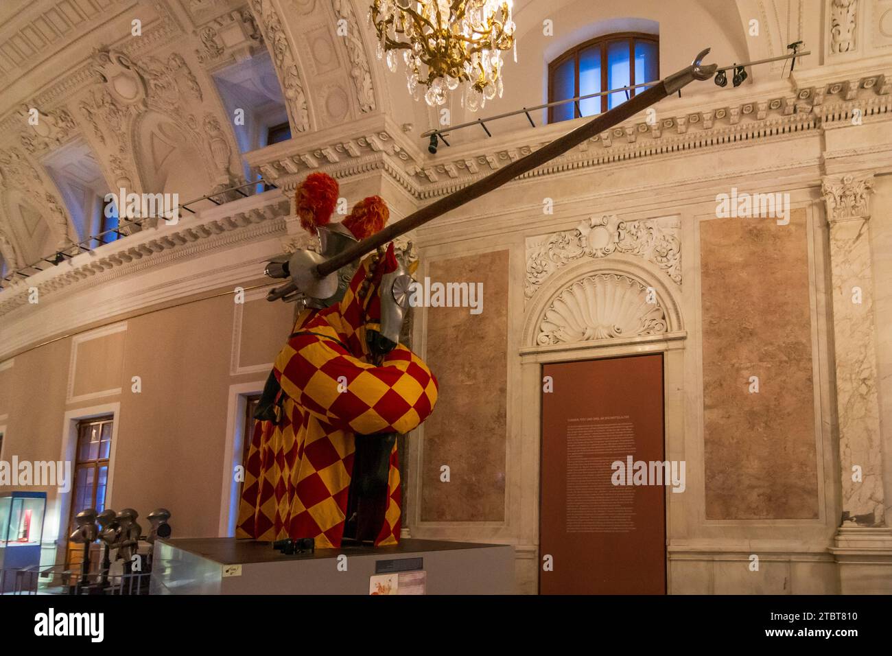 Vienna, knight's armor in museum Hofjagd- und Rüstkammer (Imperial ...