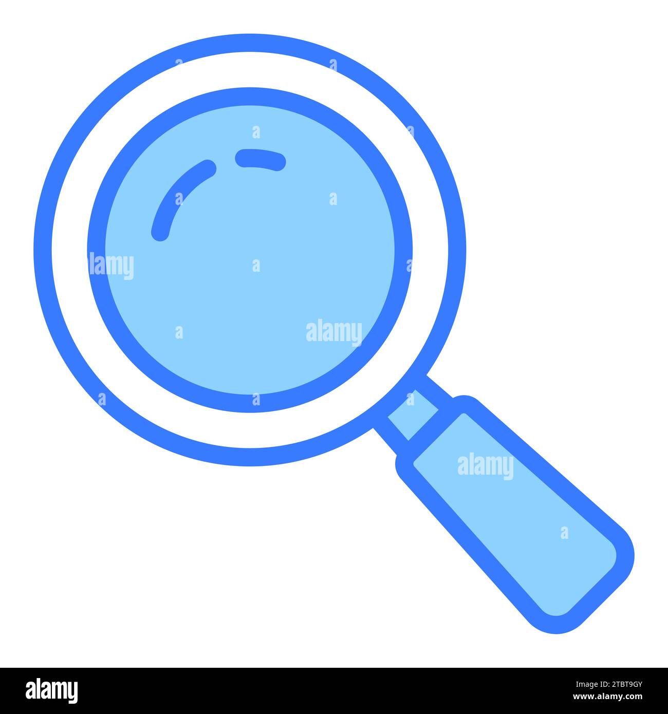 Magnifier vector vectors hi-res stock photography and images - Alamy
