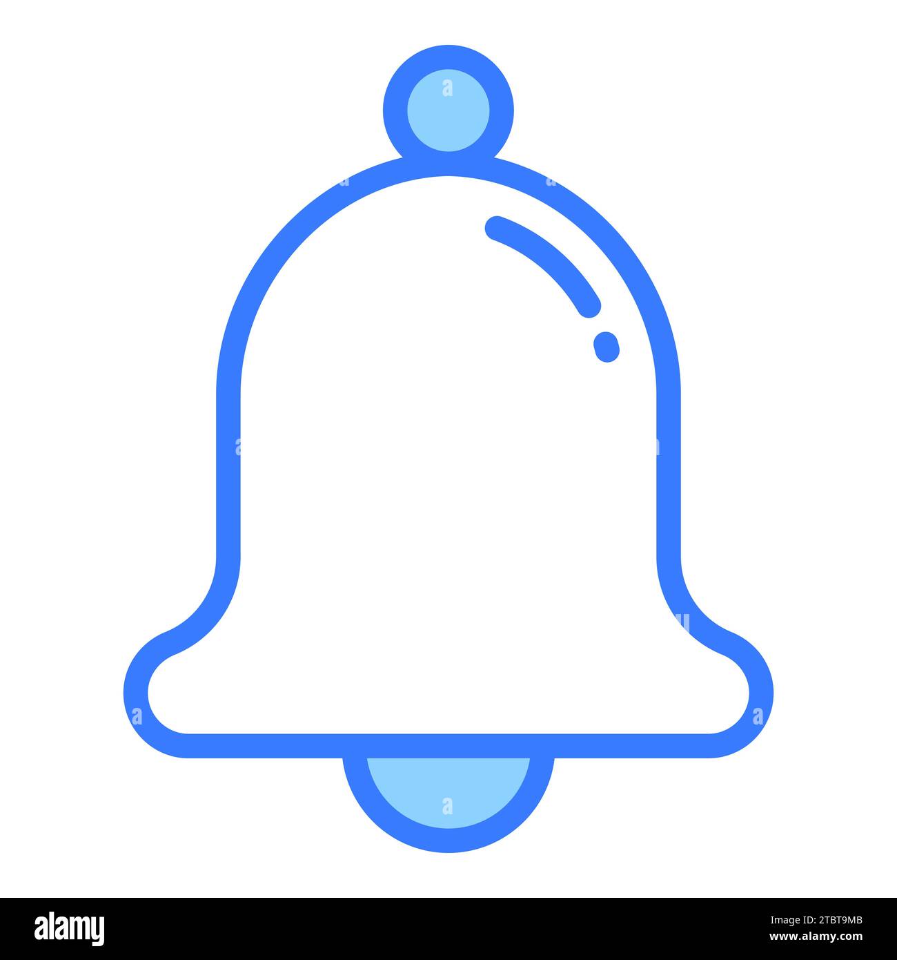 bell vector line icon, school and education icon Stock Vector Image ...