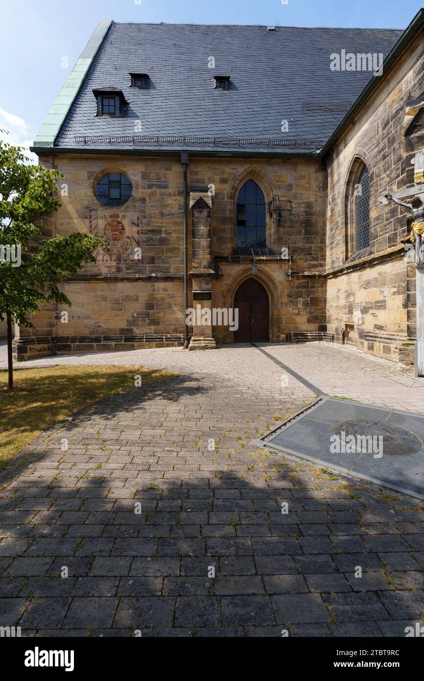 Basket-making town of Lichtenfels with its historic old town, district ...