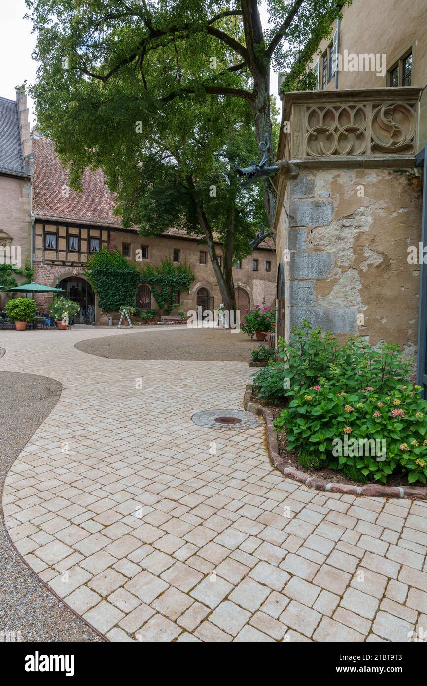 Aschach Castle in the municipality of Aschach, a district of Bad ...