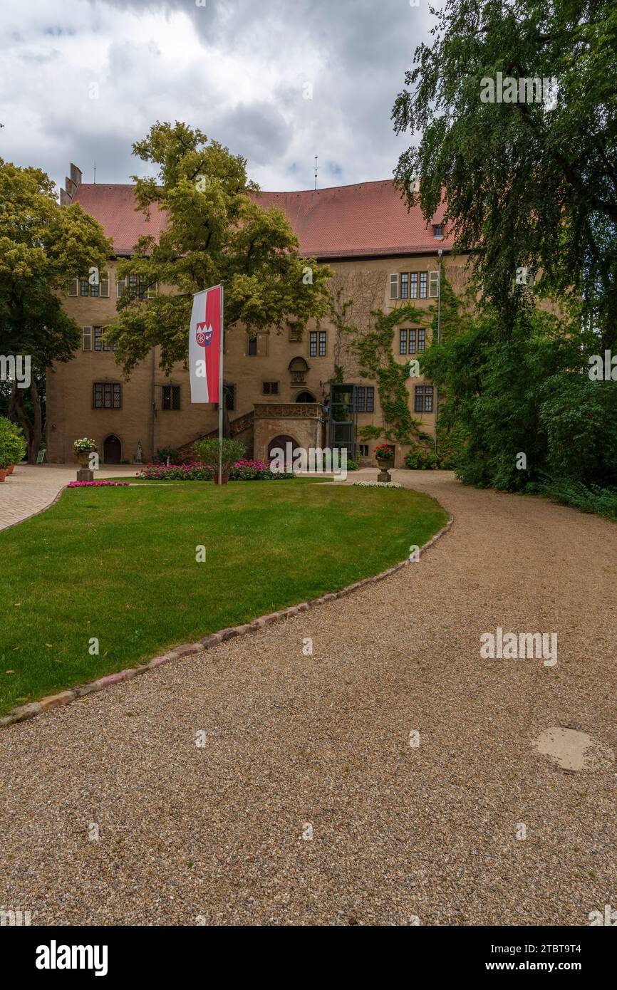 Aschach Castle in the municipality of Aschach, a district of Bad ...