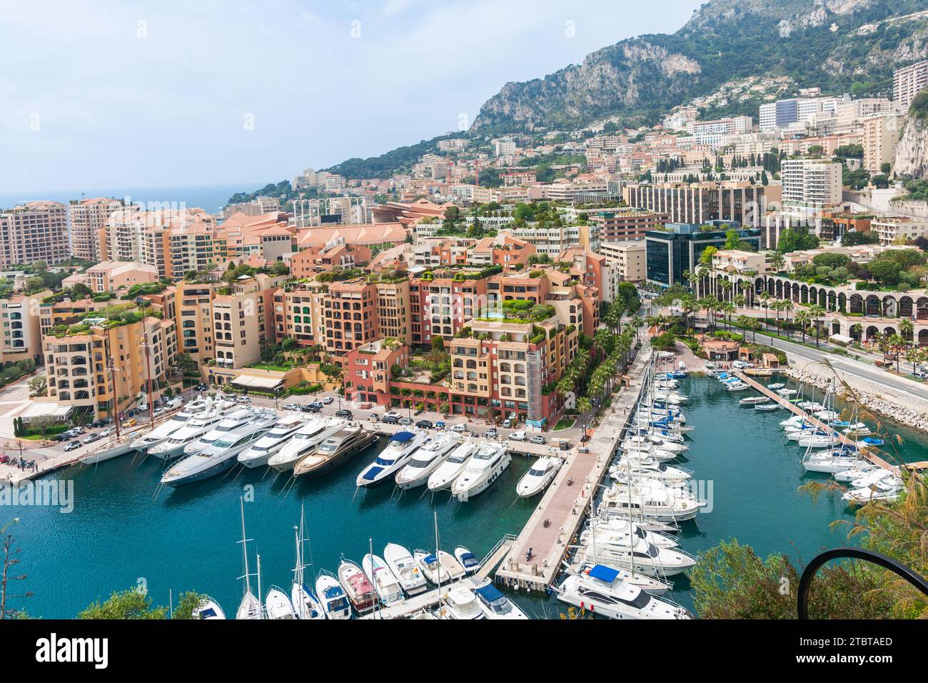 Monte Carlo buildings and marina famous destination of rich and famous ...