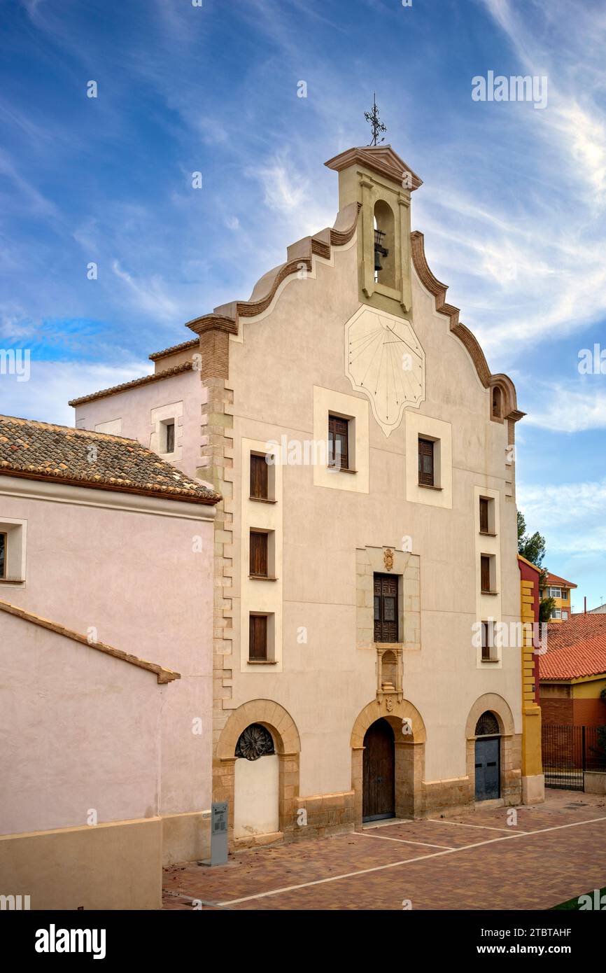 Facade of the church and chapel of the Virgen de las Angustias Yecla ...