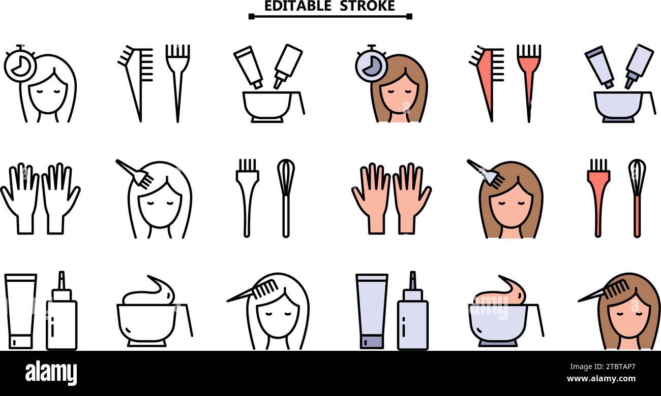 Styling clock Stock Vector Images - Alamy