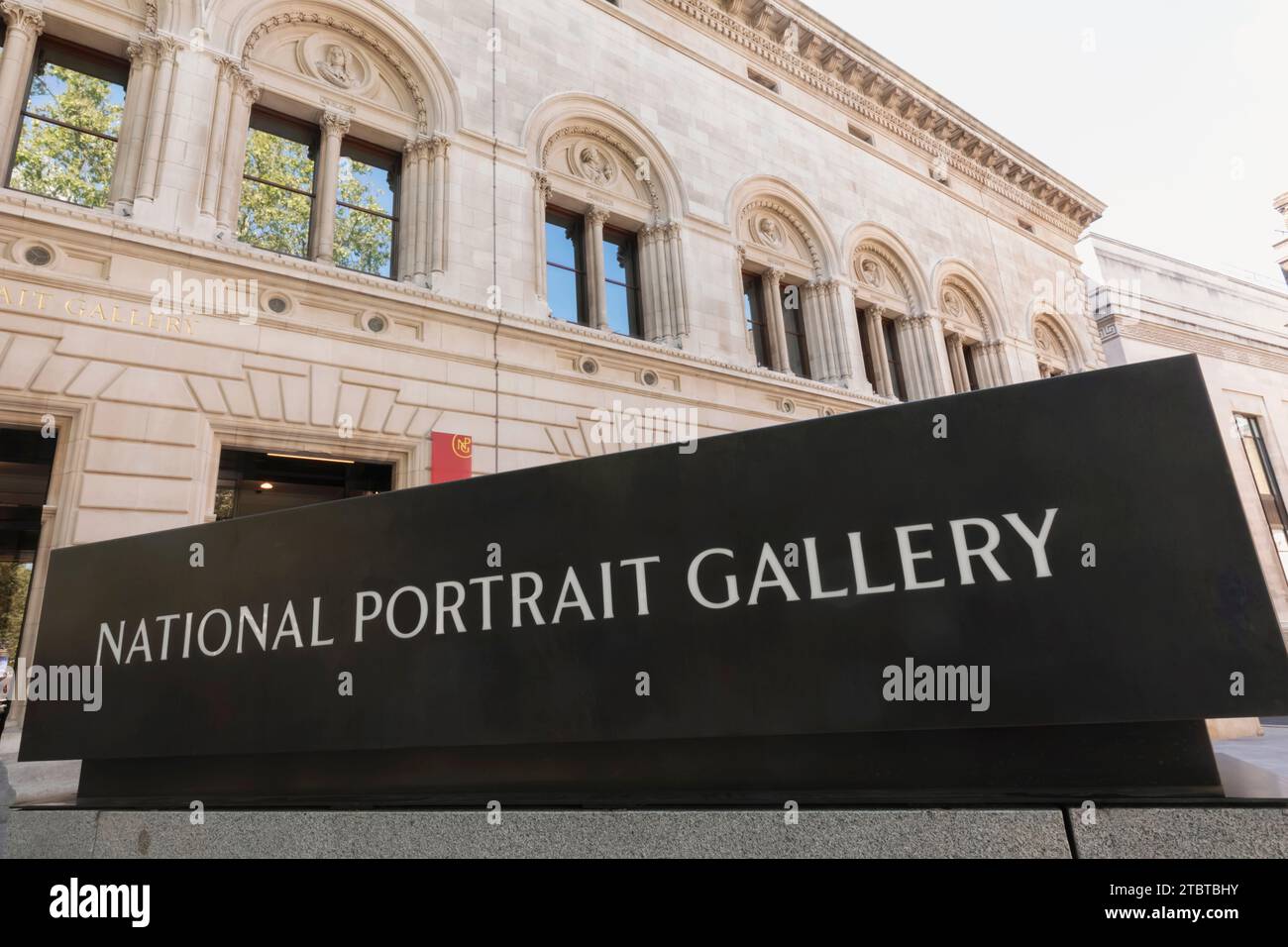 England, London, National Portrait Gallery, Ross Place Main Entrance ...