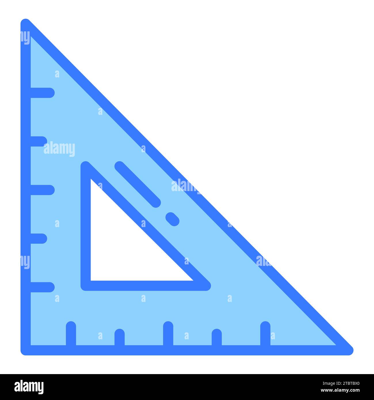 Square Ruler Vector Line Icon School And Education Icon Stock Vector Image And Art Alamy