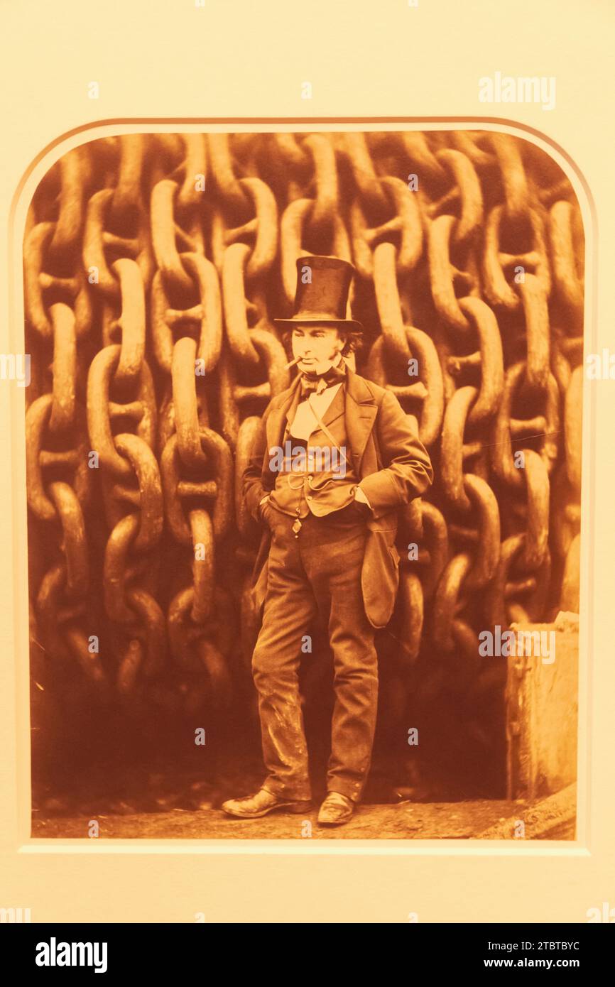 England, London, Photograph of Isambard Kingdom Brunel (1806-59) by ...