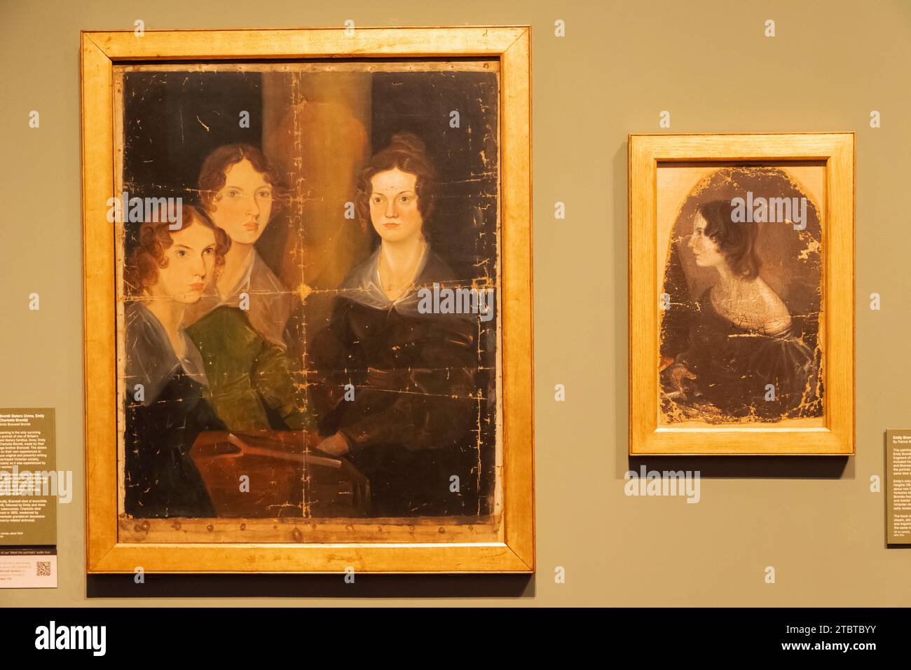 Portraits of the bronte sisters anne hi-res stock photography and ...