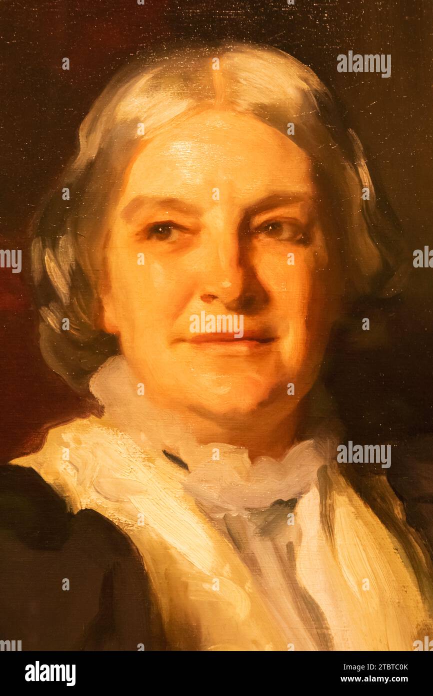 England, London, Portrait of The Social Reformer and Co-founder of The ...