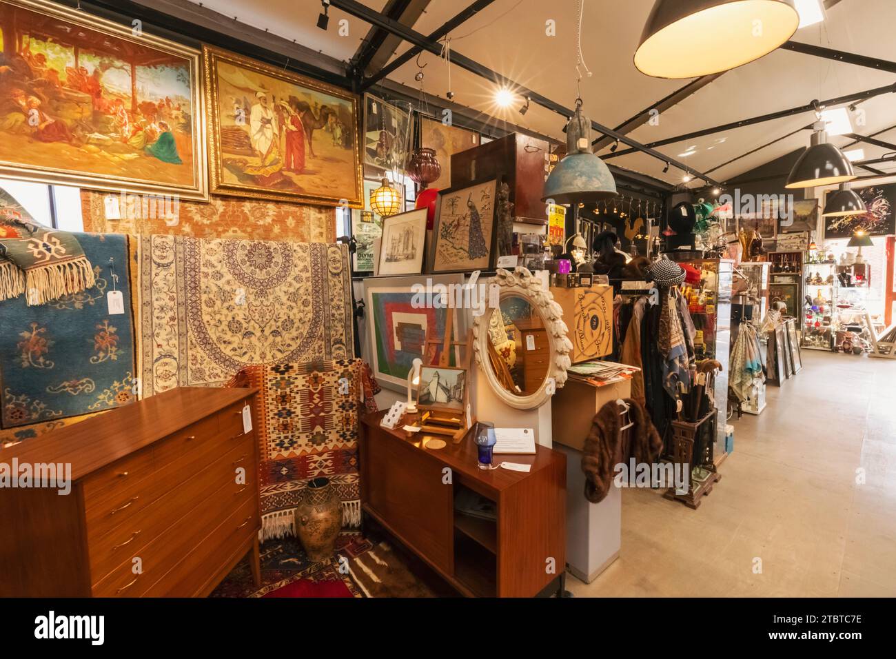 Interior view of petworth antique market hi-res stock photography and ...