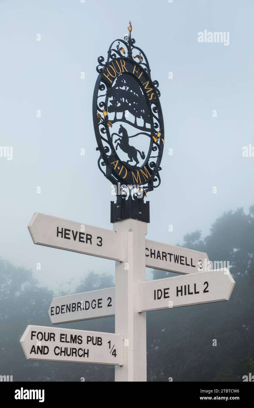 Village road signs hi-res stock photography and images - Alamy