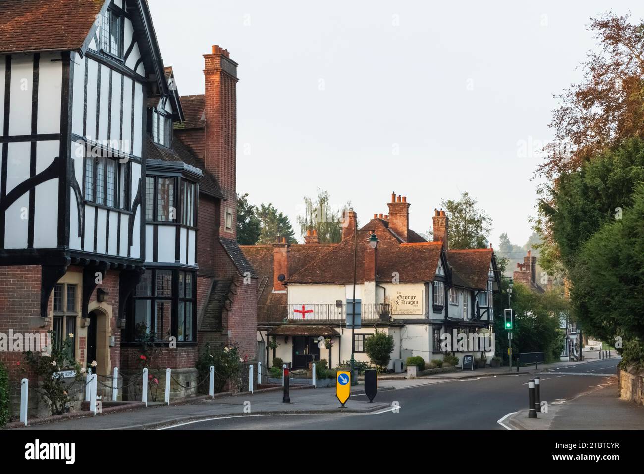 England, Kent, Lamberhurst, Town View Stock Photo - Alamy