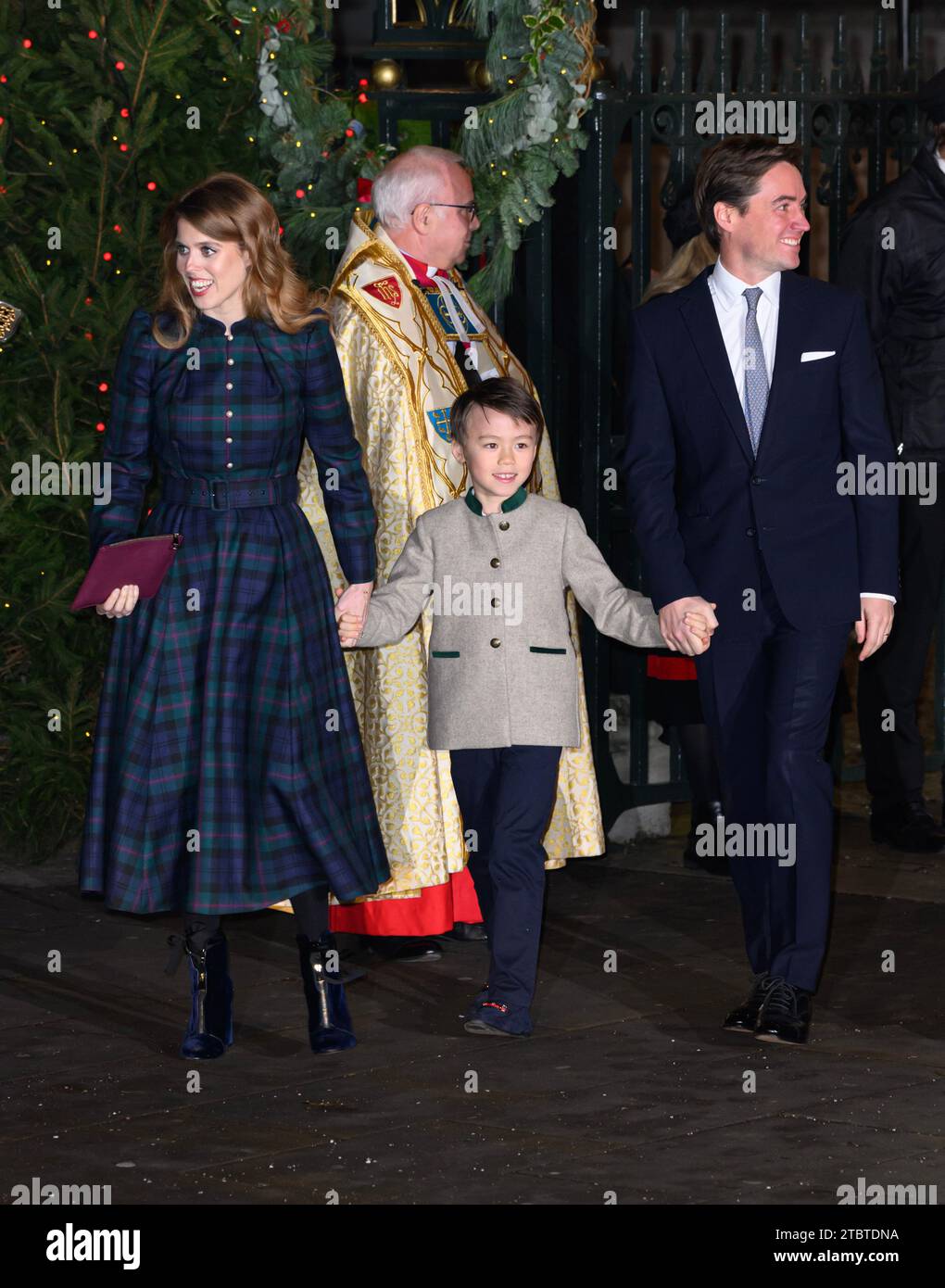 London, UK. December 8th, 2023. Princess Beatrice, Edoardo Mapelli ...