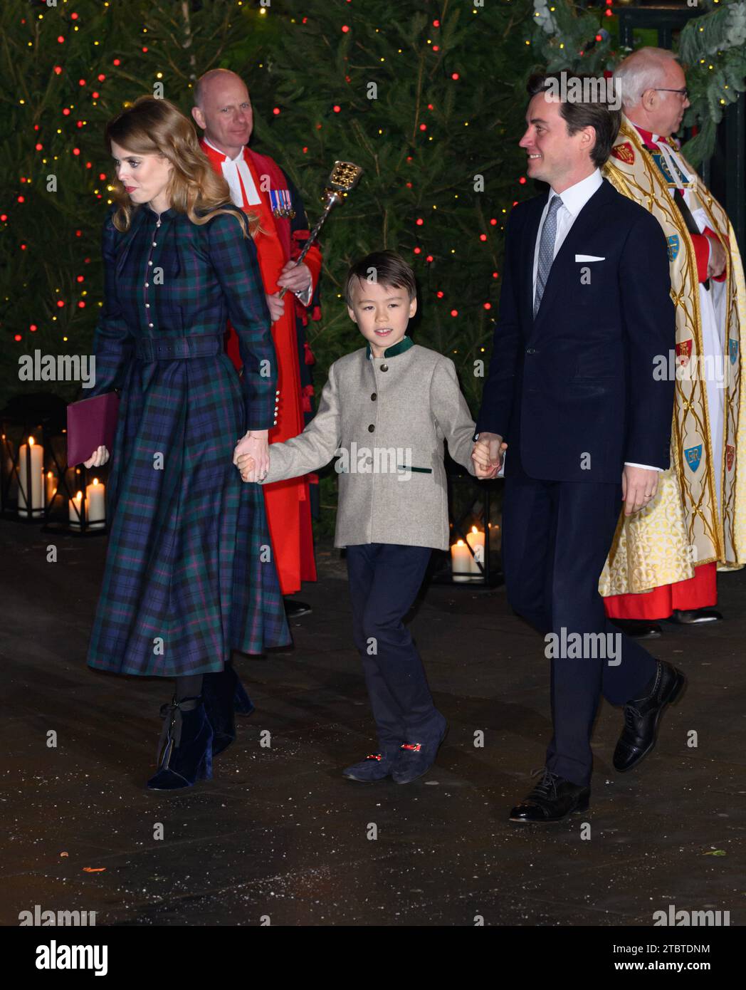 London, UK. December 8th, 2023. Princess Beatrice, Edoardo Mapelli ...