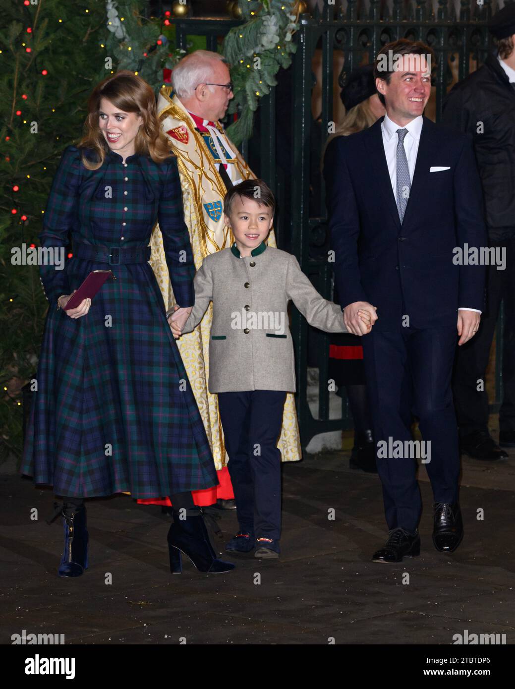 London, UK. December 8th, 2023. Princess Beatrice, Edoardo Mapelli ...