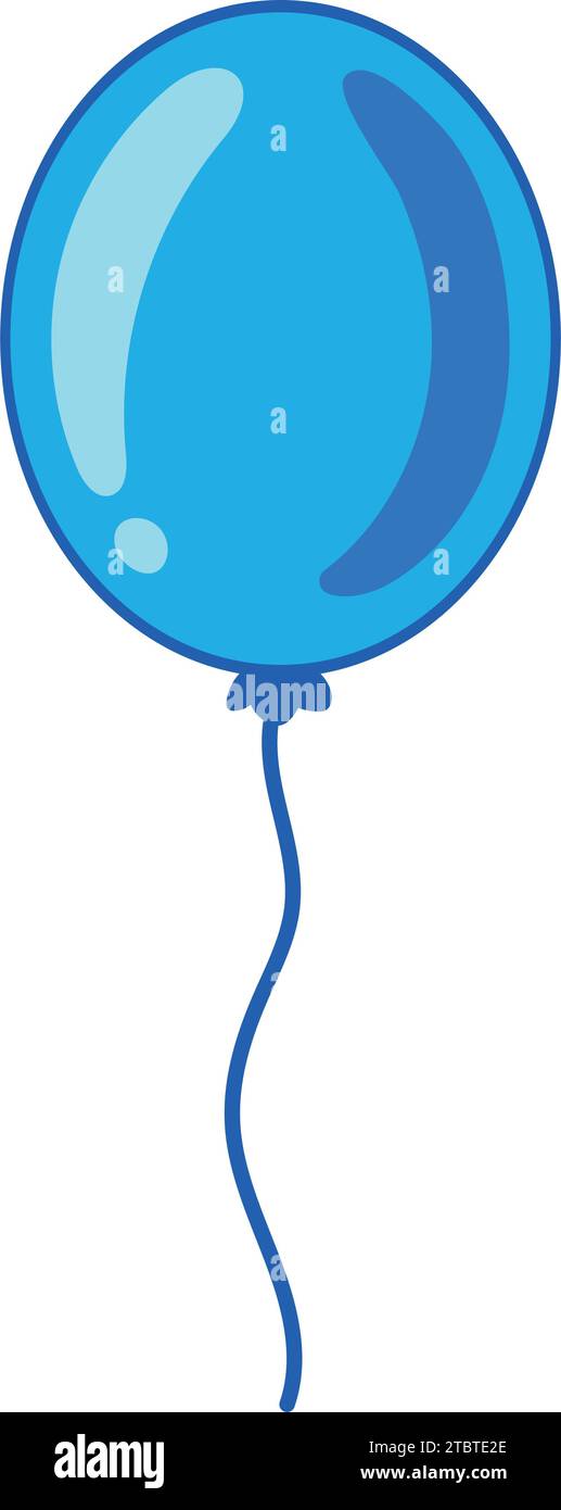 blue balloon illustration vector isolated Stock Vector Image & Art - Alamy