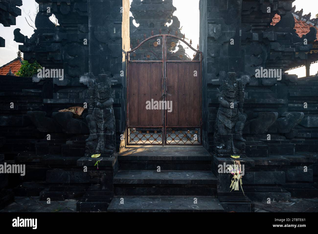 Hindu temple in the morning, beautiful sunrise at a religious place on ...