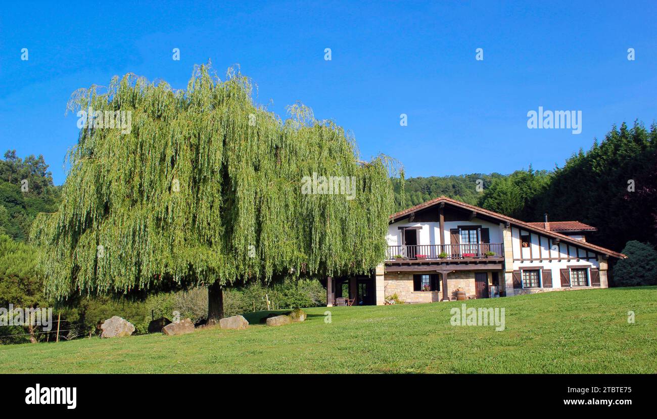 The farmhouse "Caserio" is the typical rural house of the Basque ...