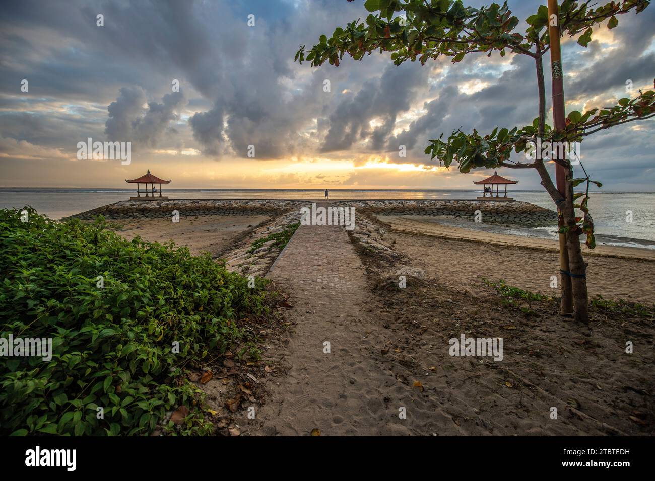 Sanur beach path hi-res stock photography and images - Alamy