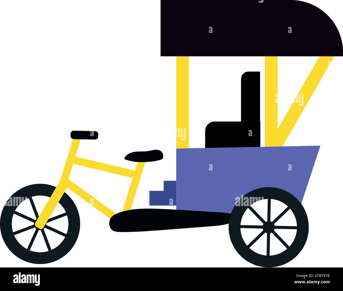 Indian auto rickshaw isolated Stock Vector Images - Alamy