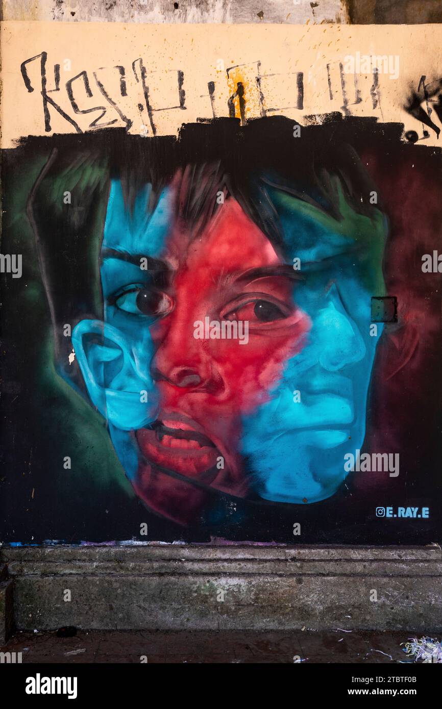 Graffiti on the grounds of Taman Festival Bali, Padang Galak, a lost ...