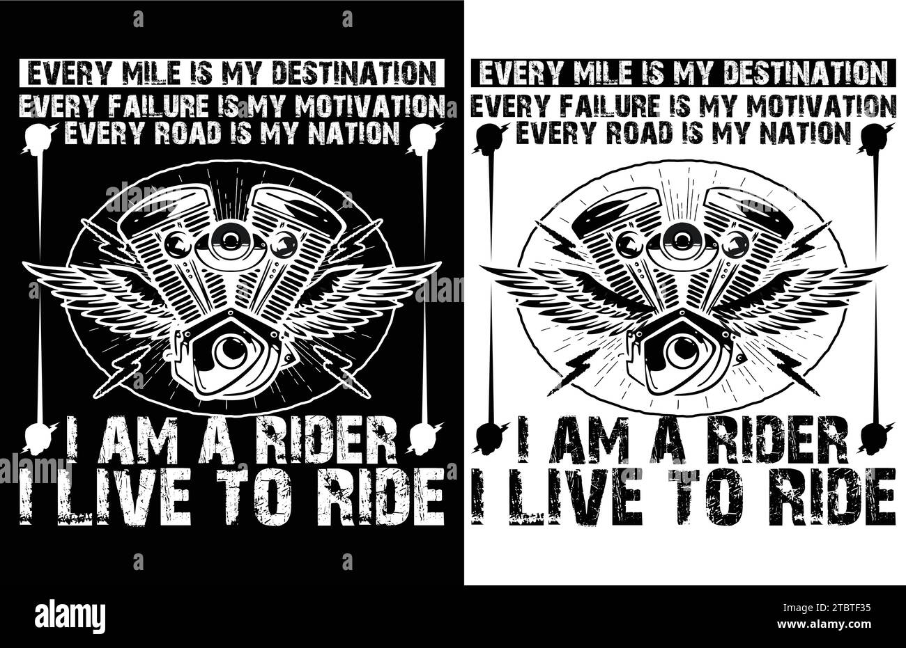 Motorcycle riding tshirt design vector design Stock Vector Image & Art ...