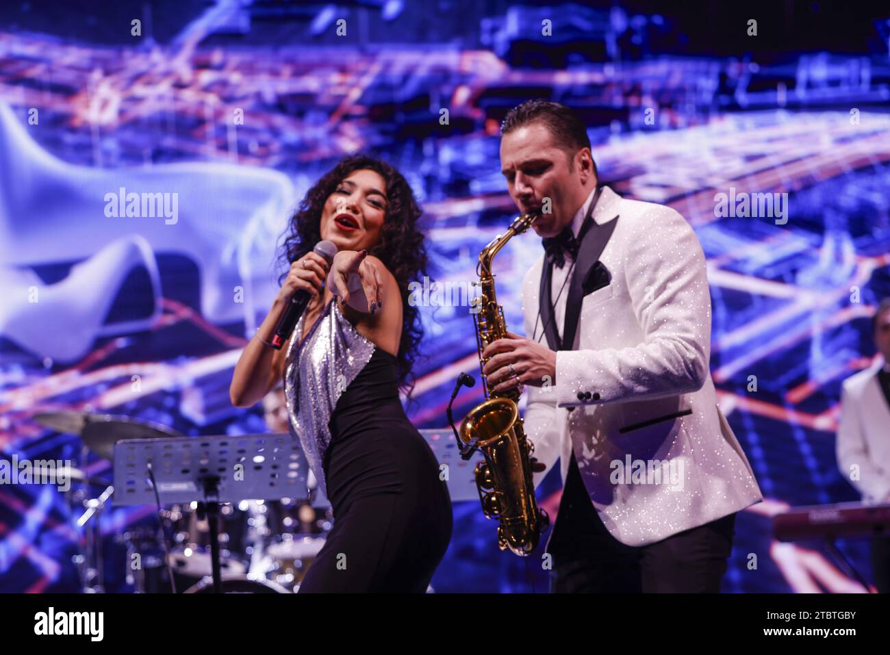 Singer during the 2023 FIA Prize Giving Ceremony in Baky on December 8 ...