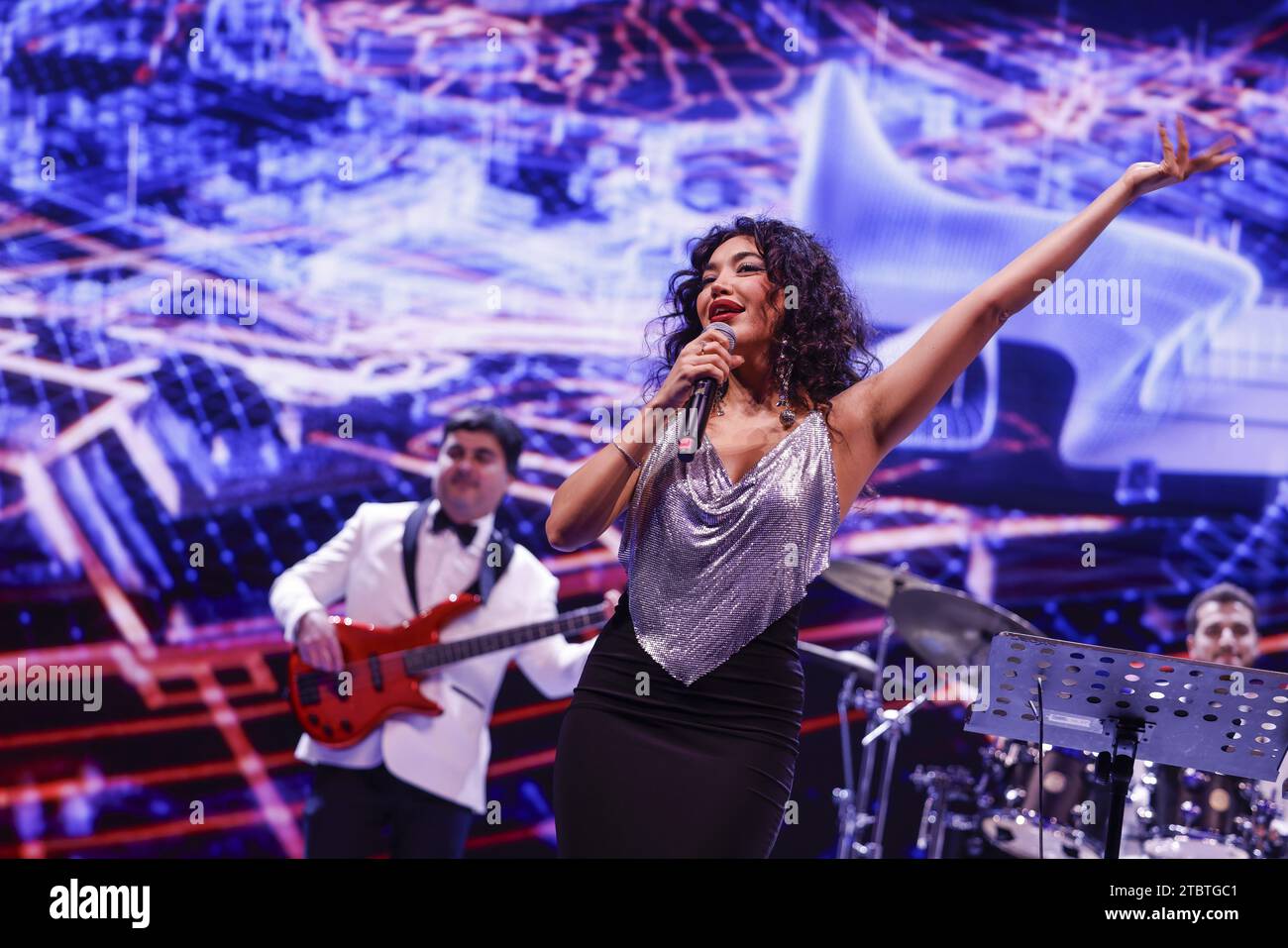 Singer during the 2023 FIA Prize Giving Ceremony in Baky on December 8 ...