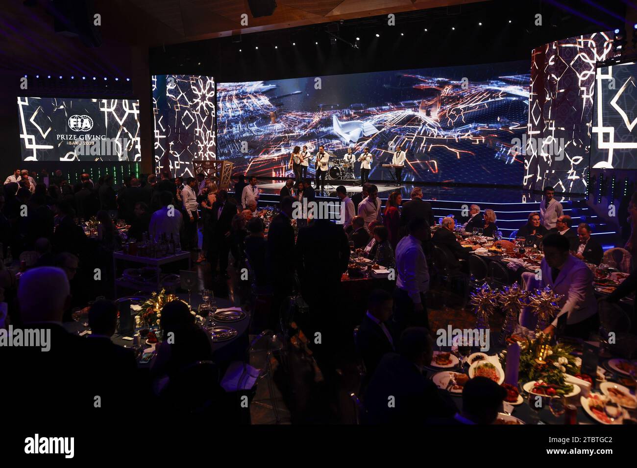 Singer and music show during the 2023 FIA Prize Giving Ceremony in Baky ...