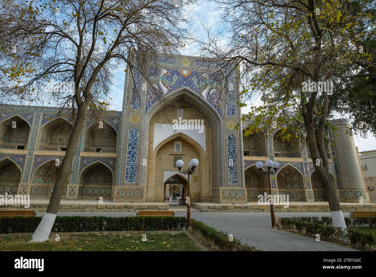 Bukhara, Uzbekistan - December 8, 2023: Views of the Nodir Devonbegi ...