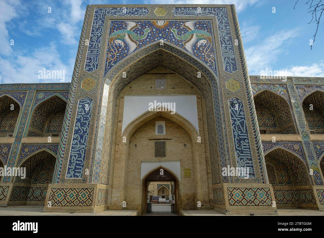 Bukhara, Uzbekistan - December 8, 2023: Views of the Nodir Devonbegi ...