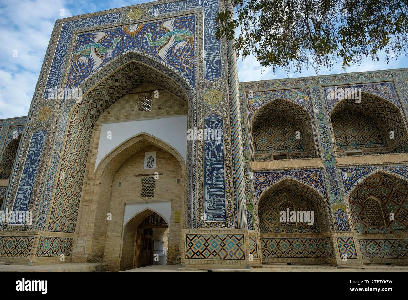 Bukhara, Uzbekistan - December 8, 2023: Views of the Nodir Devonbegi ...