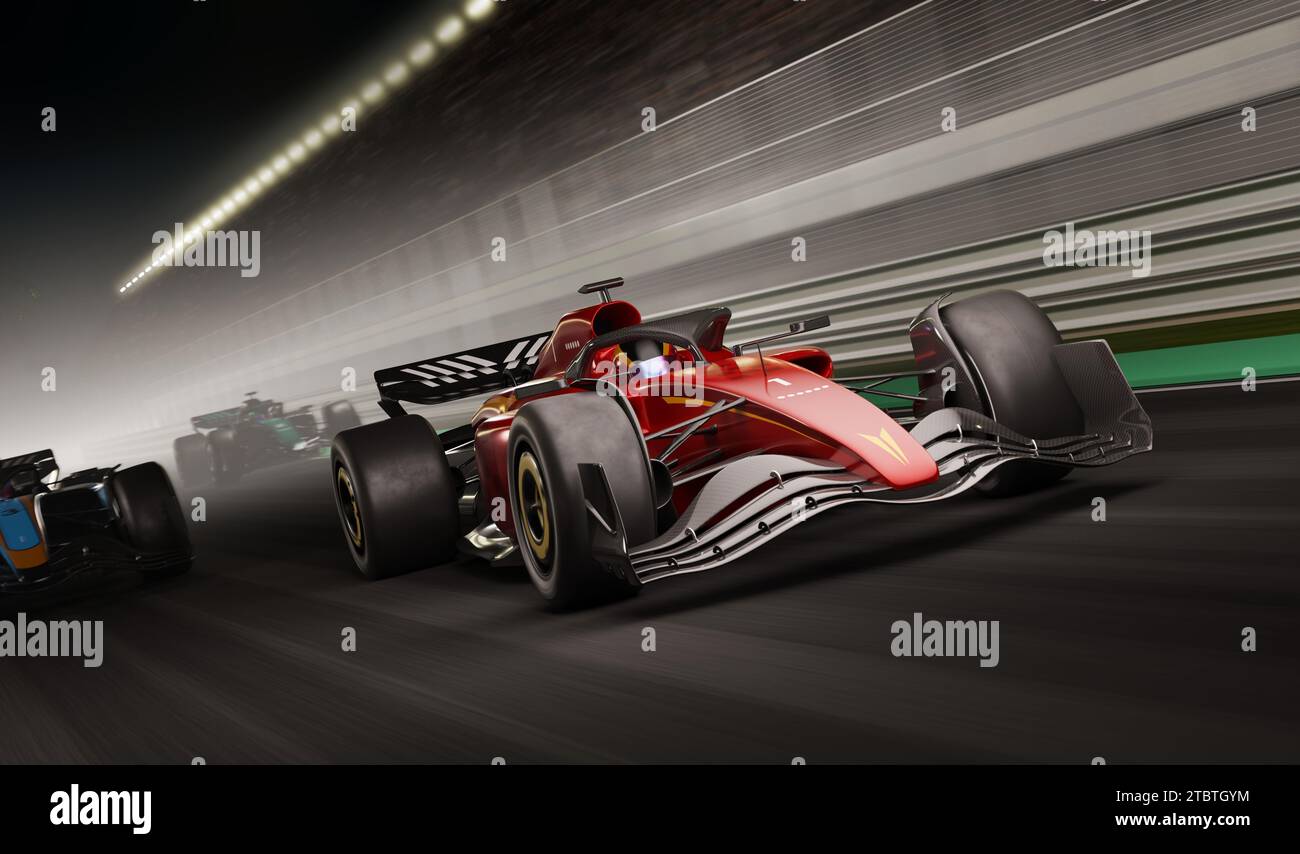 Formula one race and night hi-res stock photography and images - Alamy