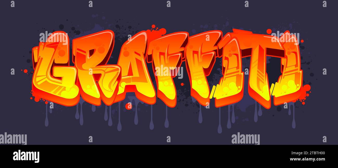 Graffiti letterform hi-res stock photography and images - Alamy