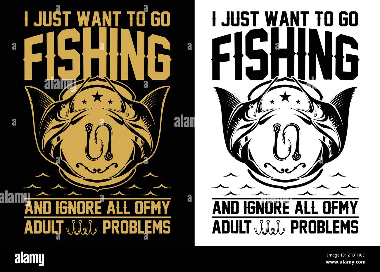 Fishing tshirt design template fishing vector design Stock Vector Image ...