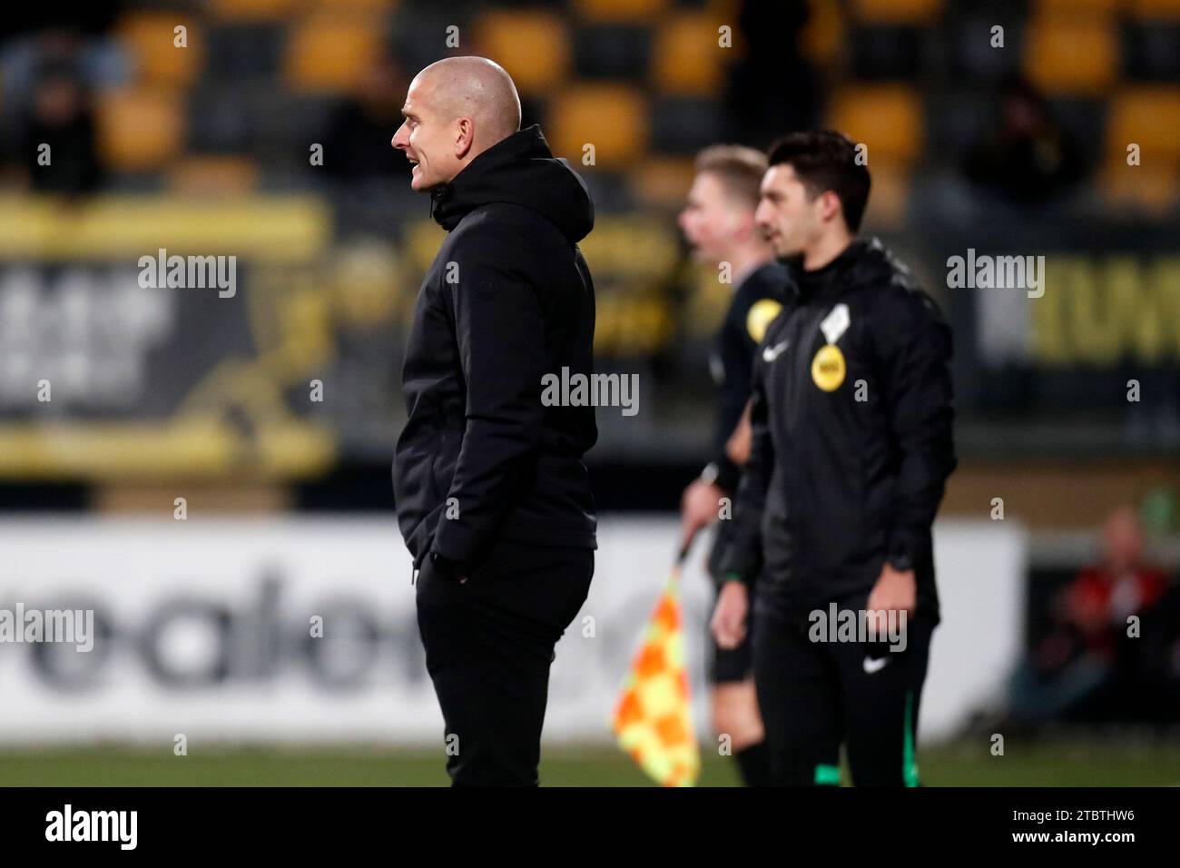 KERKRADE, NETHERLANDS - DECEMBER 8 : Bas Sibum headcoach of Roda JC ...