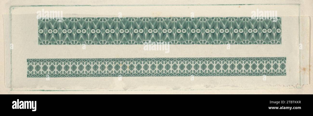 Banknote motifs: two bands of lathe work ornament 2002 by A. B. & C ...