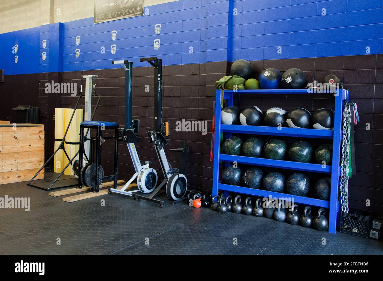 Eye-Level View of Modern Strength and Conditioning Gym Interior in Fort ...