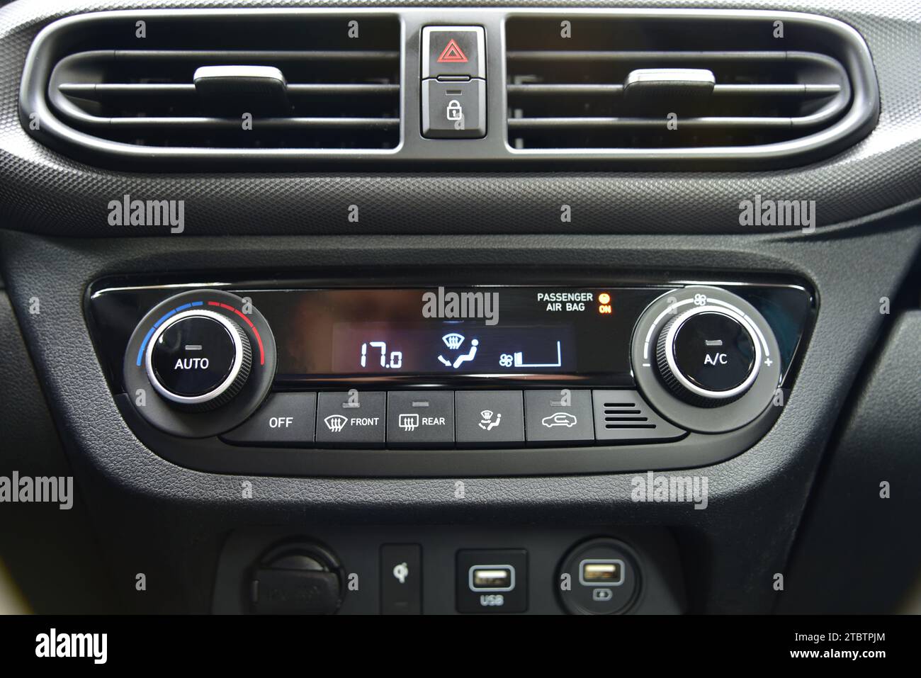 Automatic Car Air Conditioner Stock Photo - Alamy