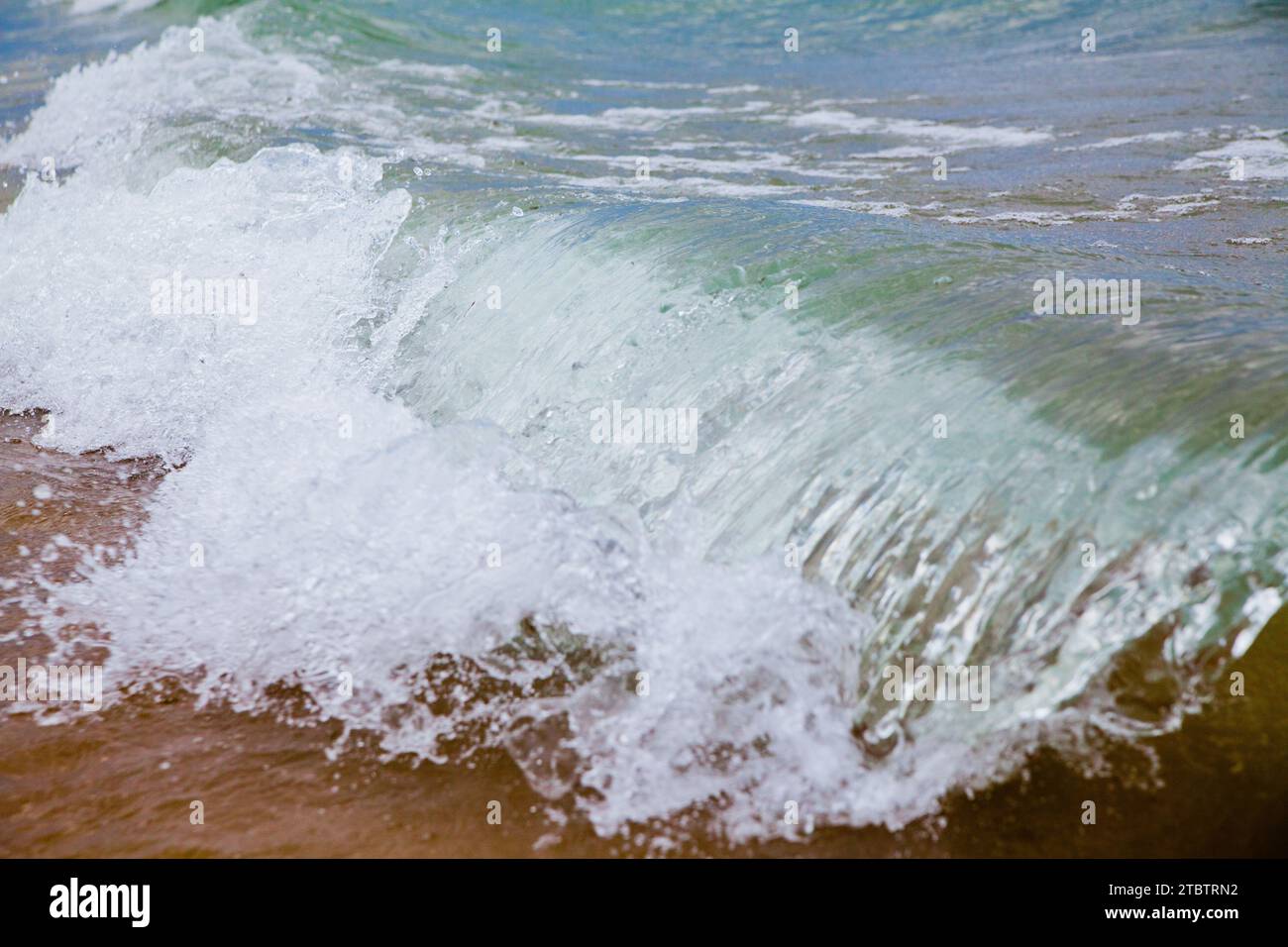 Dynamic blue light wave hi-res stock photography and images - Alamy
