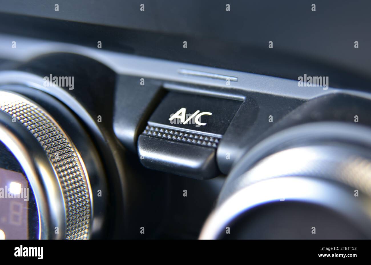 Automatic air conditioning button in the car Stock Photo - Alamy