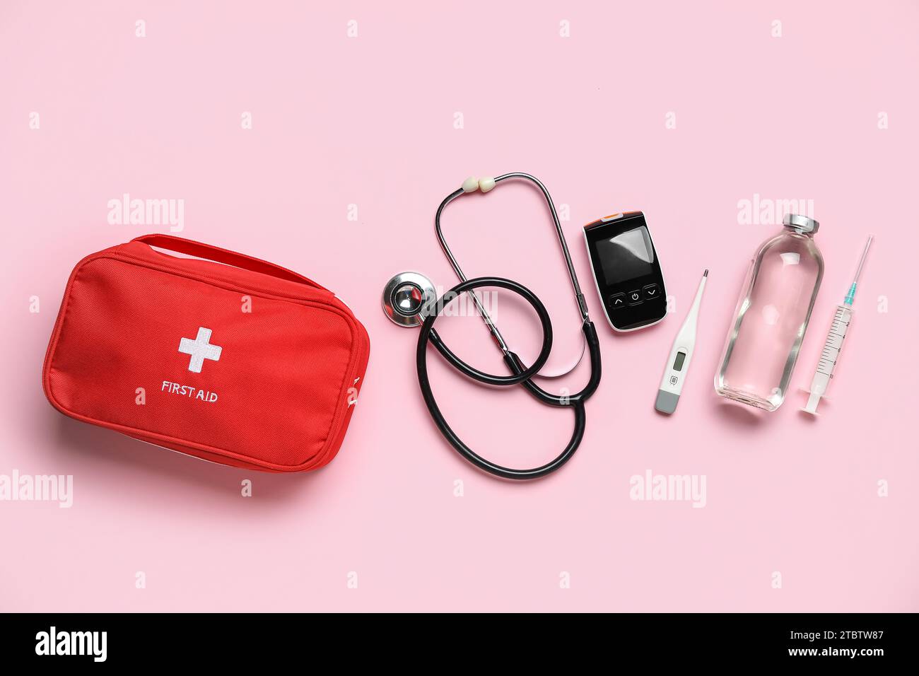 Pink aid bag hi-res stock photography and images - Alamy